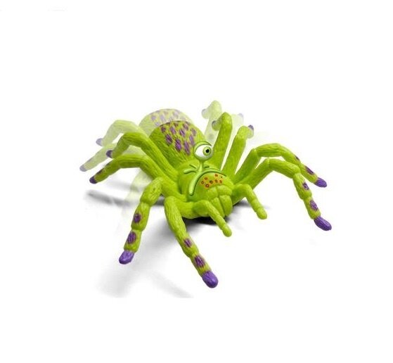 Интерактивная игрушка Uncle Milton Тарантул зеленый, активация при хлопке, Tarantula Planet (11007)