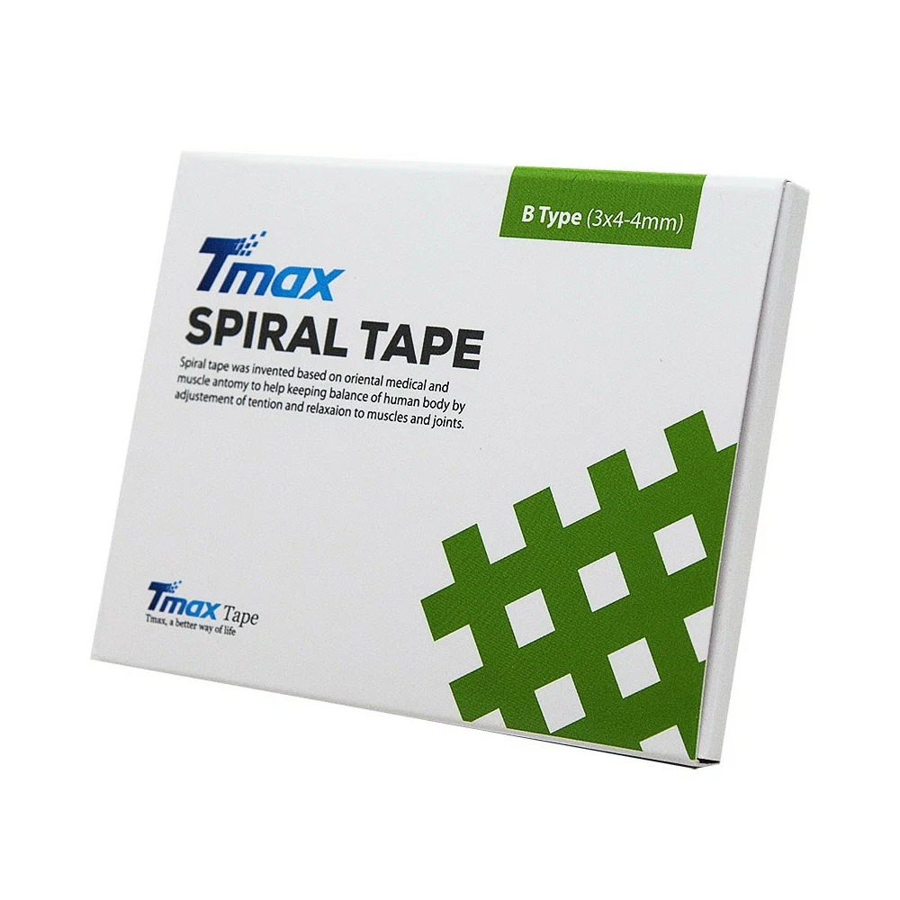 Кросс-тейп Tmax Spiral Tape Type B (20 листов), 423723, телесный