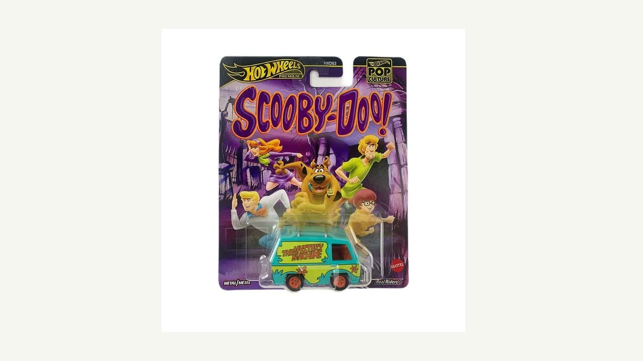 Машинка Hot Wheels "Scooby-Doo!"Pop Culture The Mystery Machine, Масштаб 1:64, Металл — фото 1
