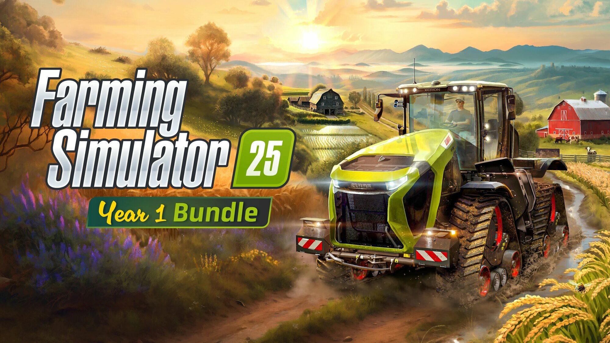 Игра Farming Simulator 25 FS25: Year 1 Bundle, цифровое издание PlayStation 5, регион Турция / код пополнения баланса