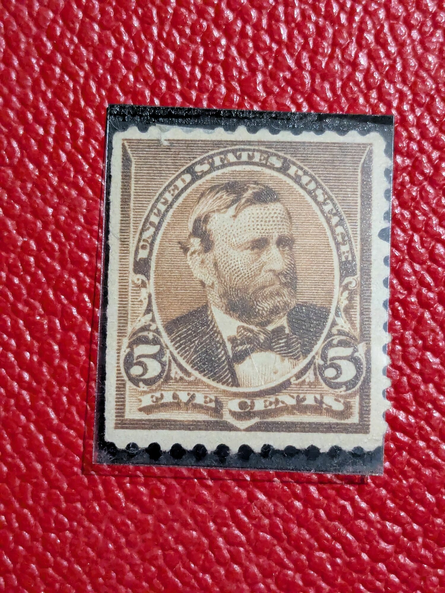 Марки США (Соединенные Штаты Америки) 1893. Известные люди: Улисс С. Грант, 1822-1885. Чистая. Клеммташе. Редкость. См фото