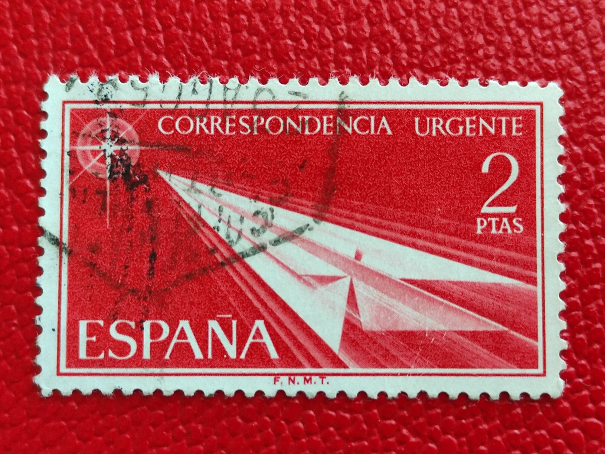 Марки Испания 1965. Серия: "Рохо Бурдеос". См. фото. Редкость
