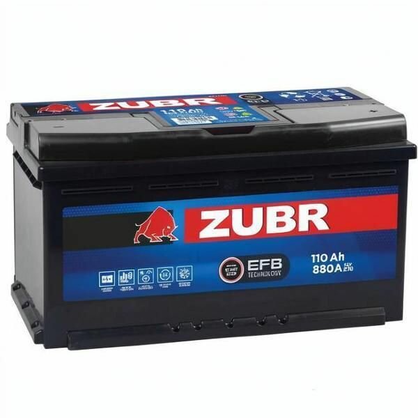 Аккумулятор для автомобиля ZUBR ZUBR EFB 110Ah 880A R+