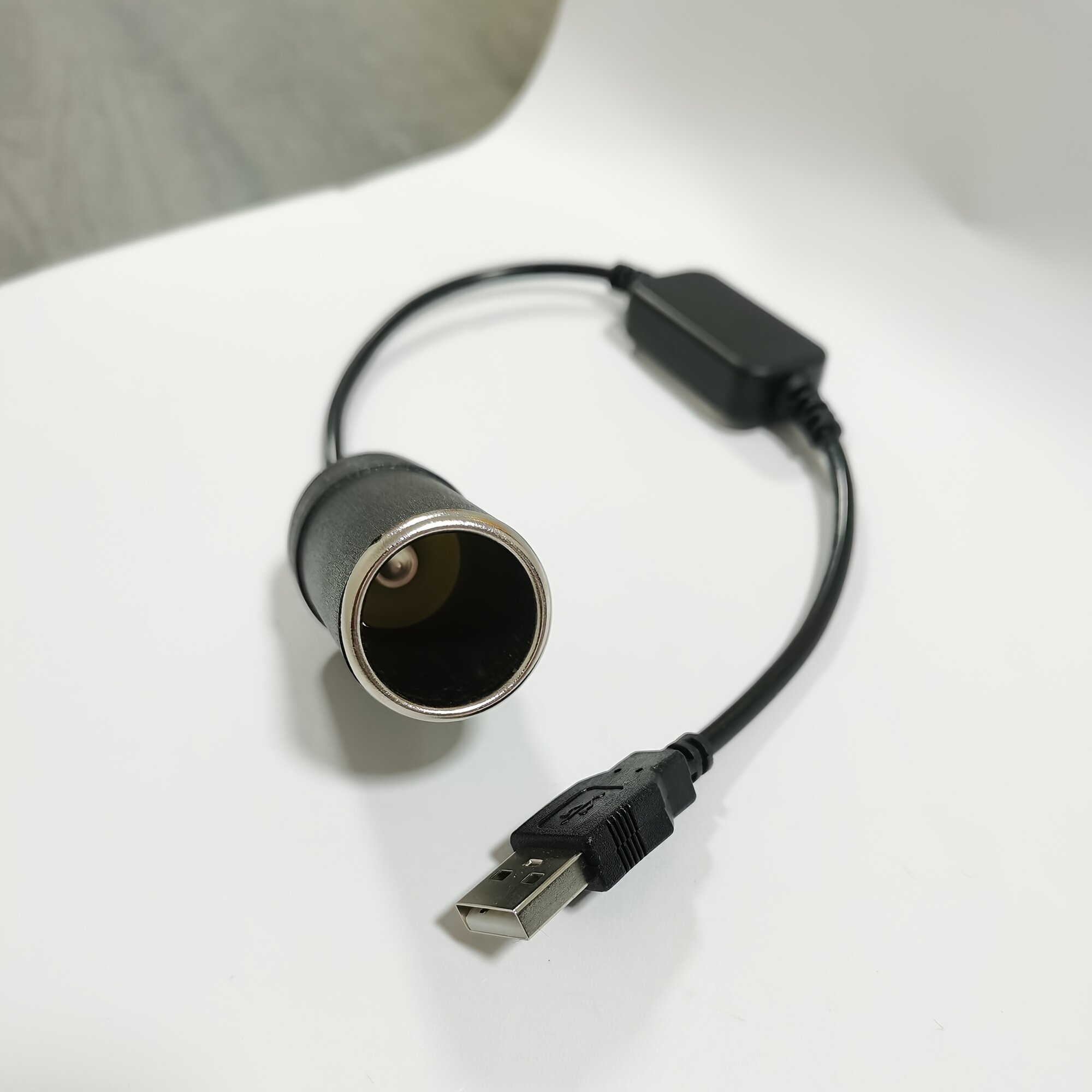 Кабель-преобразователь 5V в 12V с быстрой зарядкой для видеорегистратора и GPS-навигатора, модель DSY8