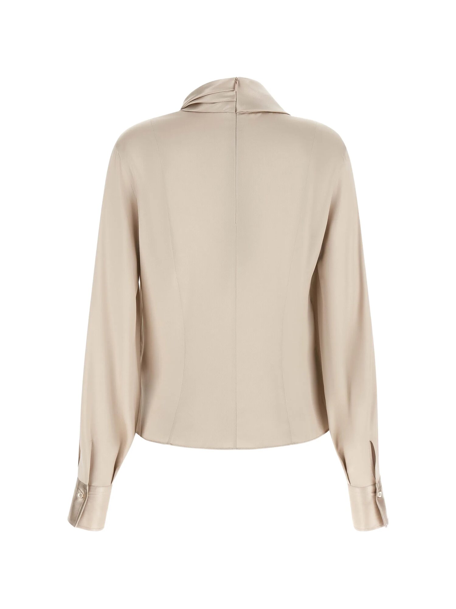 Блуза BRUNELLO CUCINELLI Asymmetric draped blouse, размер 42 — фото 1