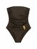 Купальник SIMKHAI Lorena shell-embellished strapless swimsuit, размер 6