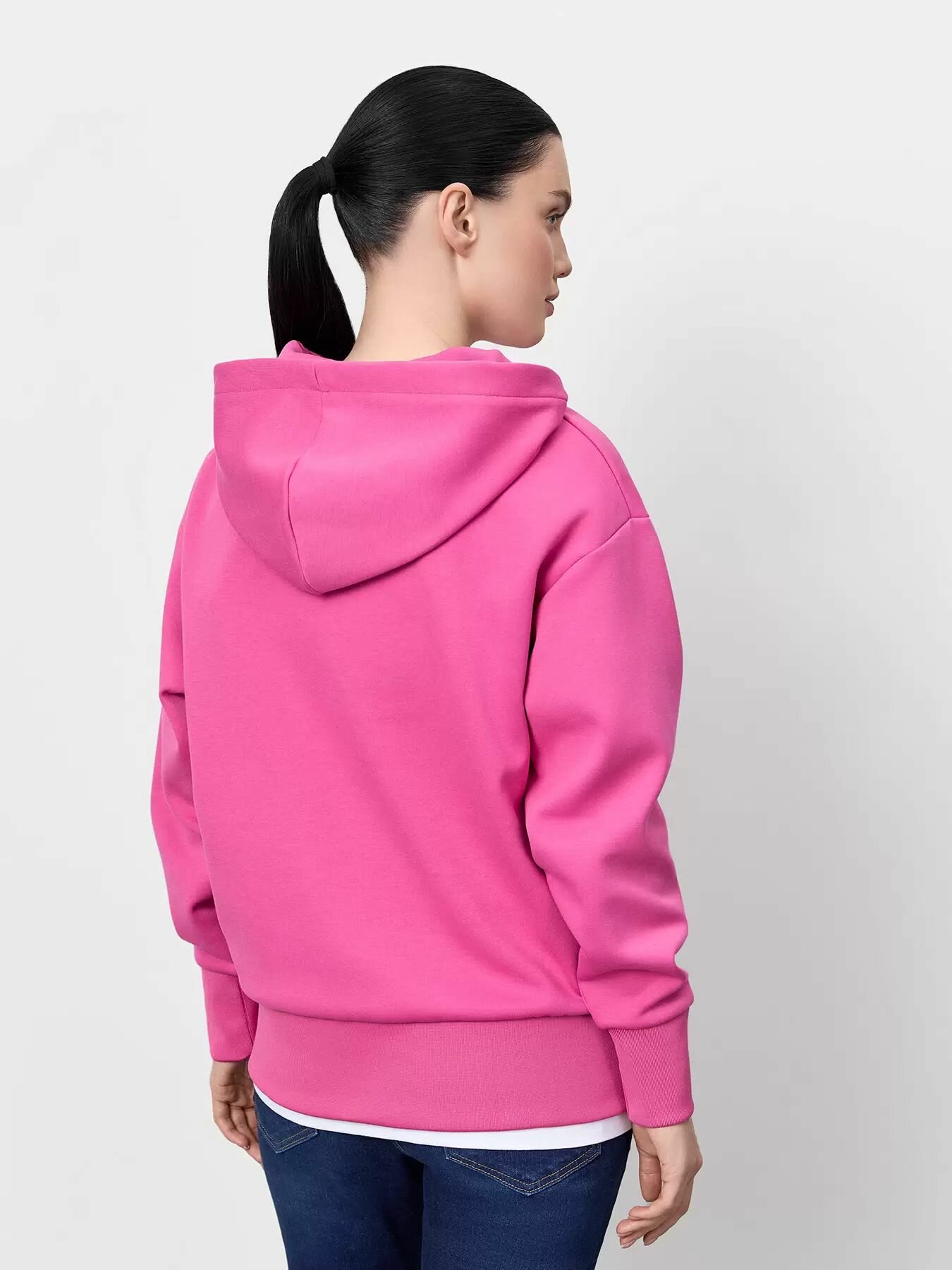 Худи JUST CLOTHES Весна-лето 2025, размер XS, , фуксия — фото 1