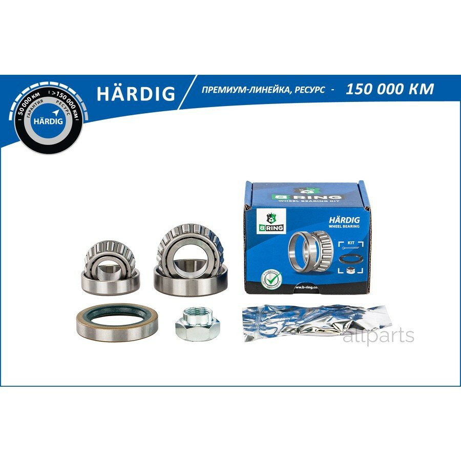 BRING HBLK0101FR Подшипник ступицы LADA 2101-2107 (перед. прав. компл.) [26x57.2x17.5/19.1x45.2x15.5] (HBLK0101FR) B-