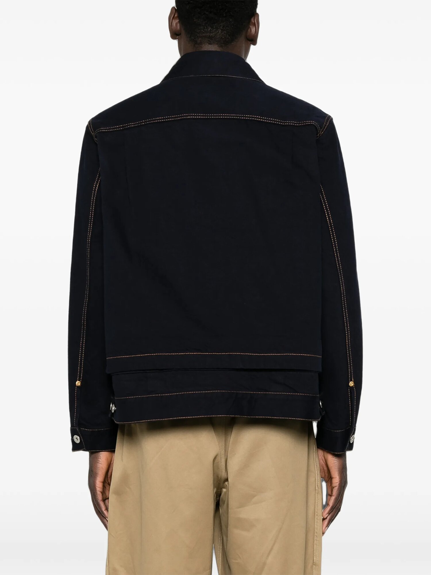 Куртка Sacai Layered-design denim jacket, размер 50 — фото 1