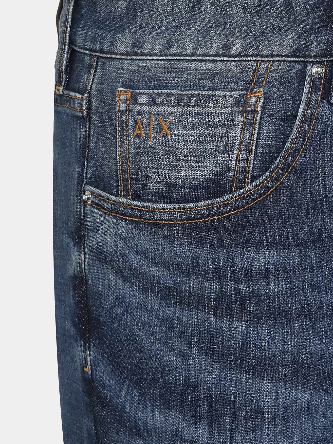 Джинсы зауженные Armani Exchange, размер 31, синий — фото 1