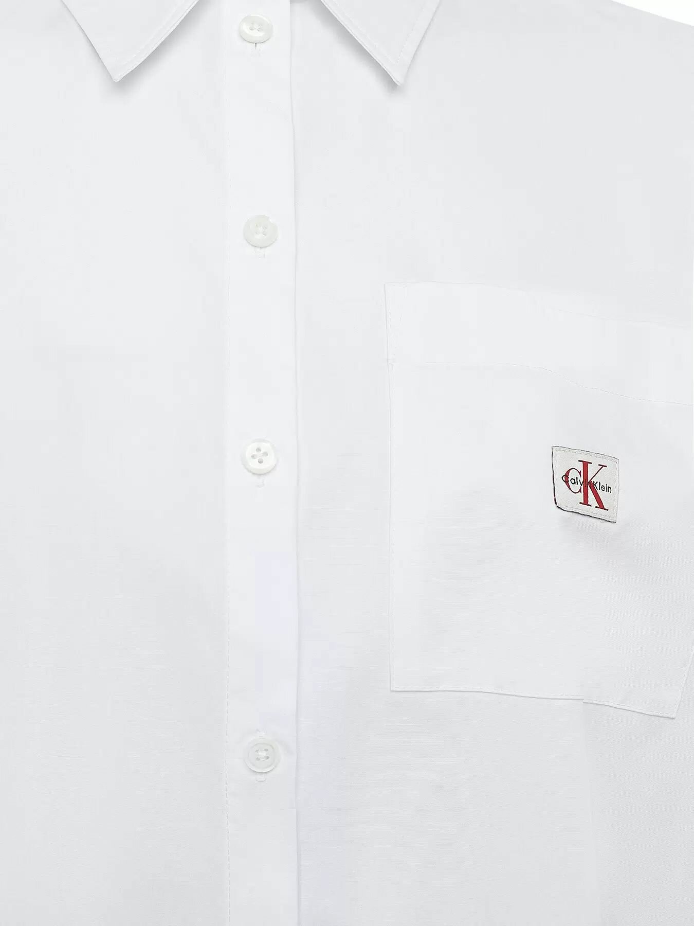 Рубашка Calvin Klein Jeans, размер S, белый — фото 1