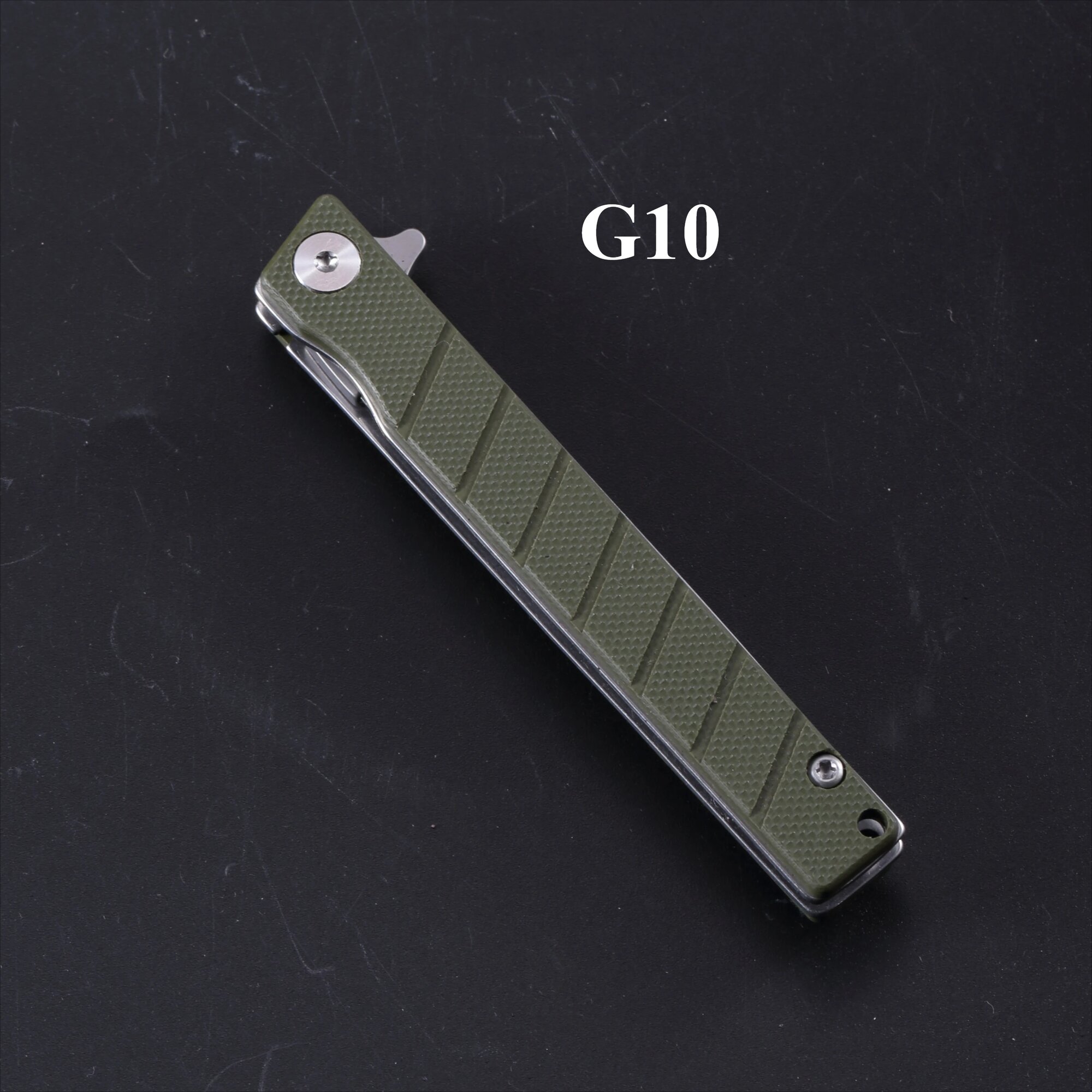 Складной нож из нержавеющей стали Green G10
