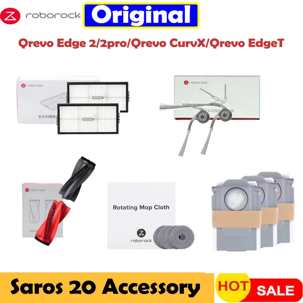 Аксессуары Roborock Qrevo Edge 2/2 Pro, серый, Part Kit 1