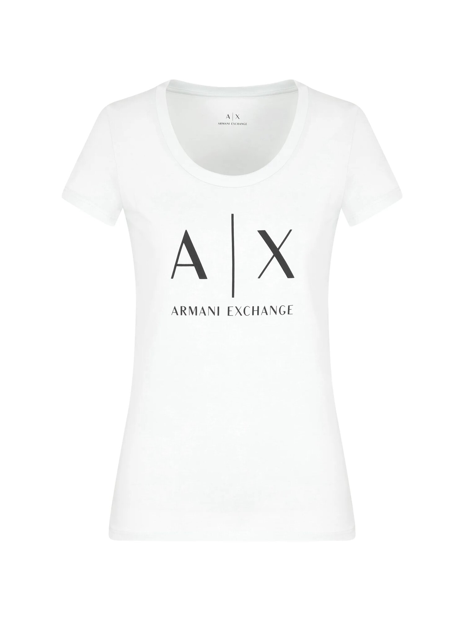 Футболка Armani Exchange Logo-print T-shirt, размер 42, белый