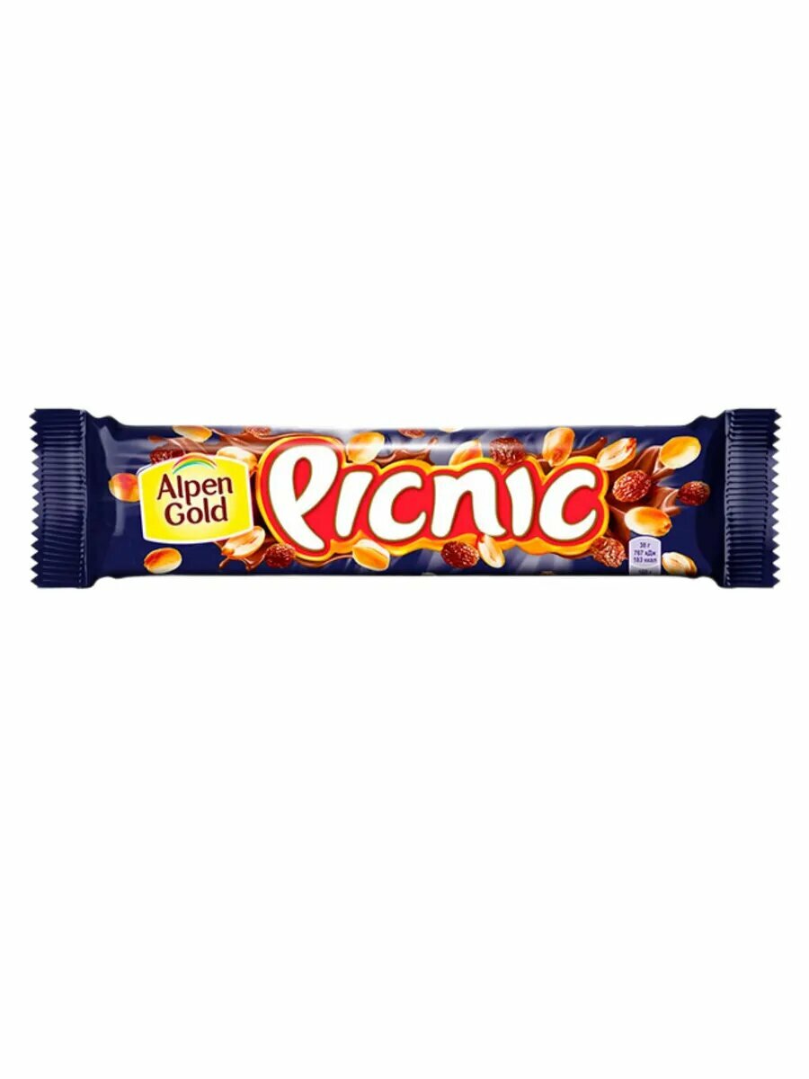 Big Picnic Шоколадный батончик арахис, 38 г
