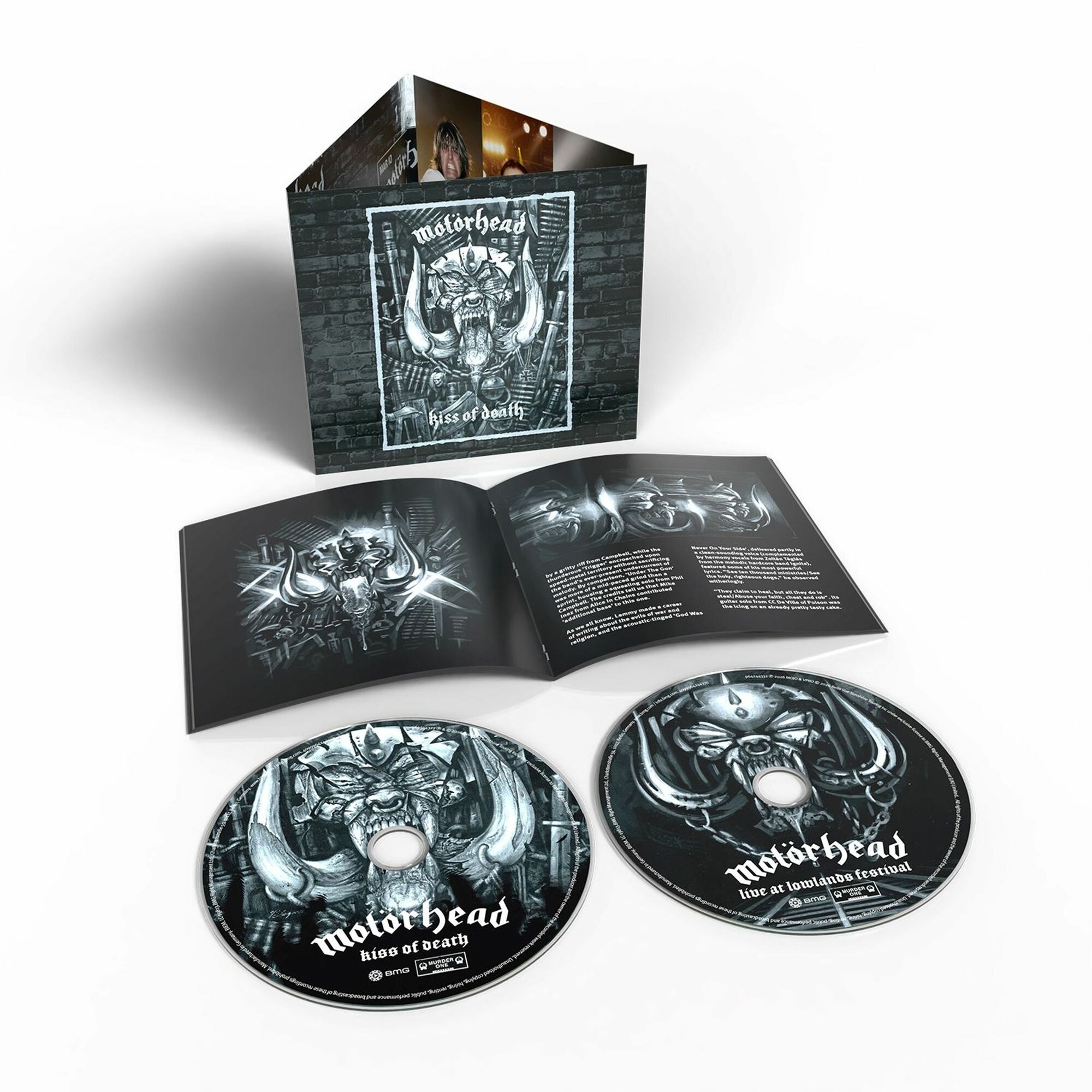 Музыкальный диск Motorhead - Kiss Of Death - deluxe (2CD) 2026, Digisleeve, Deluxe