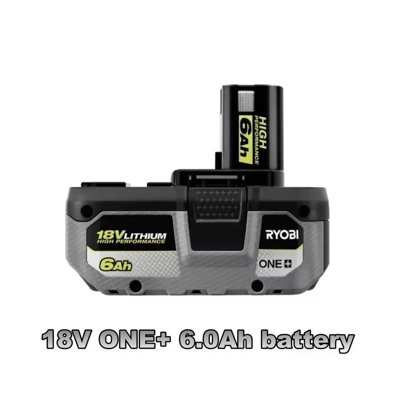 RYOBI ONE + 8.0Ah Высокопроизводительная литиевая батарея 18 В без эффекта памяти, с низким уровнем саморазряда, для всех инструментов ONE + P104, P107
