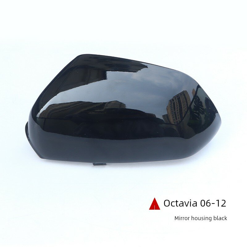 Корпус левого зеркала Skoda Octavia 2006-2012 г. в. черный цвет оригинал автозапчасть замена