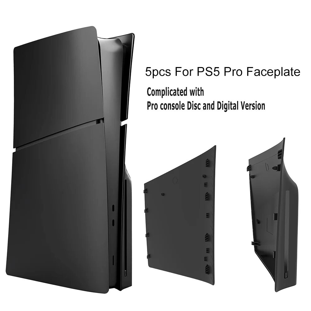 5 шт. Черный корпус для PS5 Pro