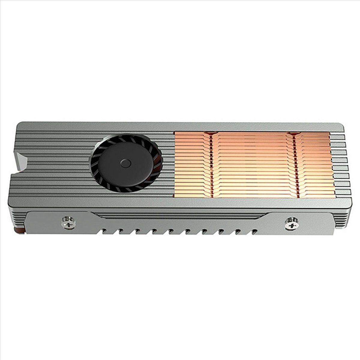 Охлаждение M.2 NVME SSD с радиатором, встроенным высокоскоростным вентилятором, радиатором для жесткого диска 2280, активным охлаждением. для M.2 NVMe 2280 активное охлаждение