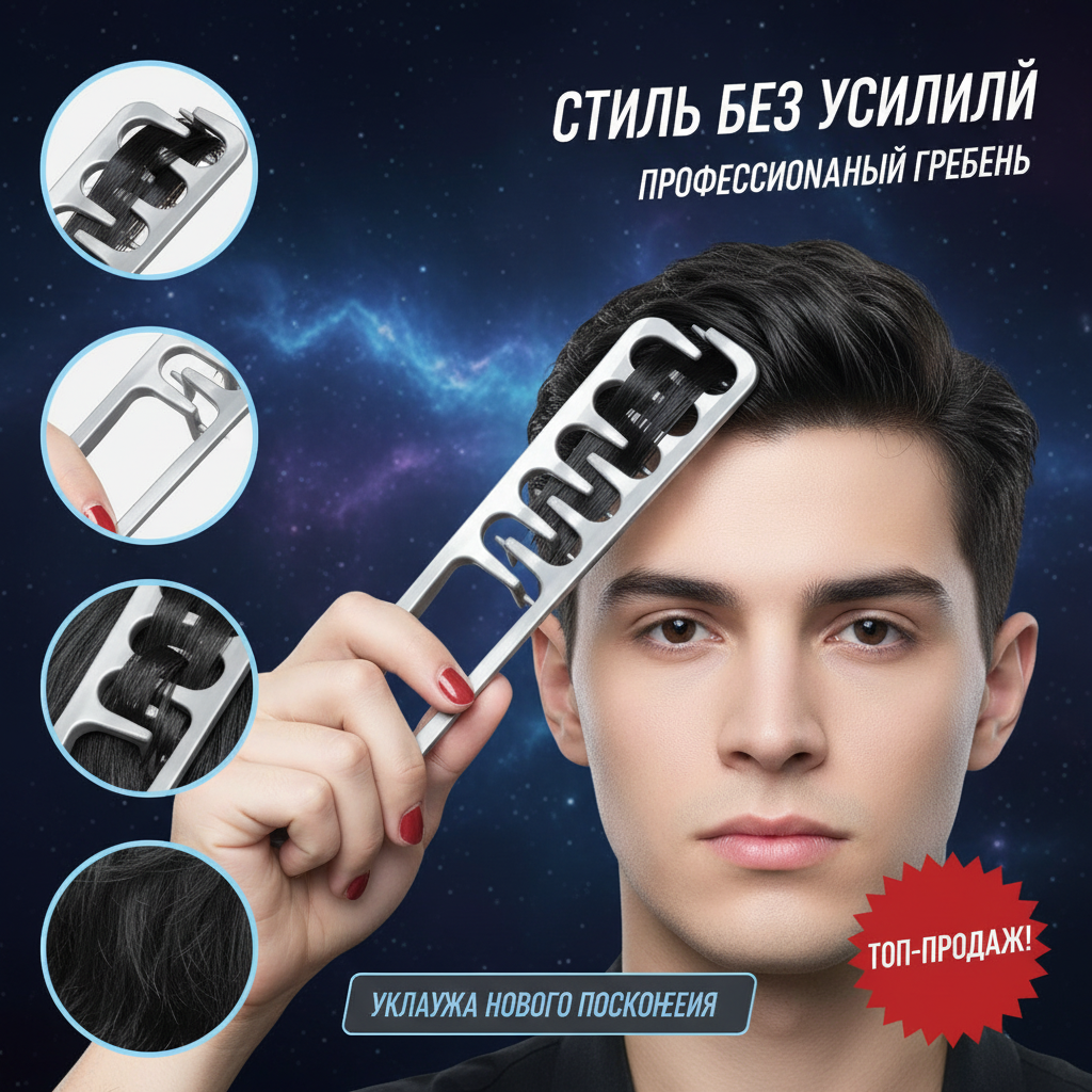 Корейская расческа для объема у корней