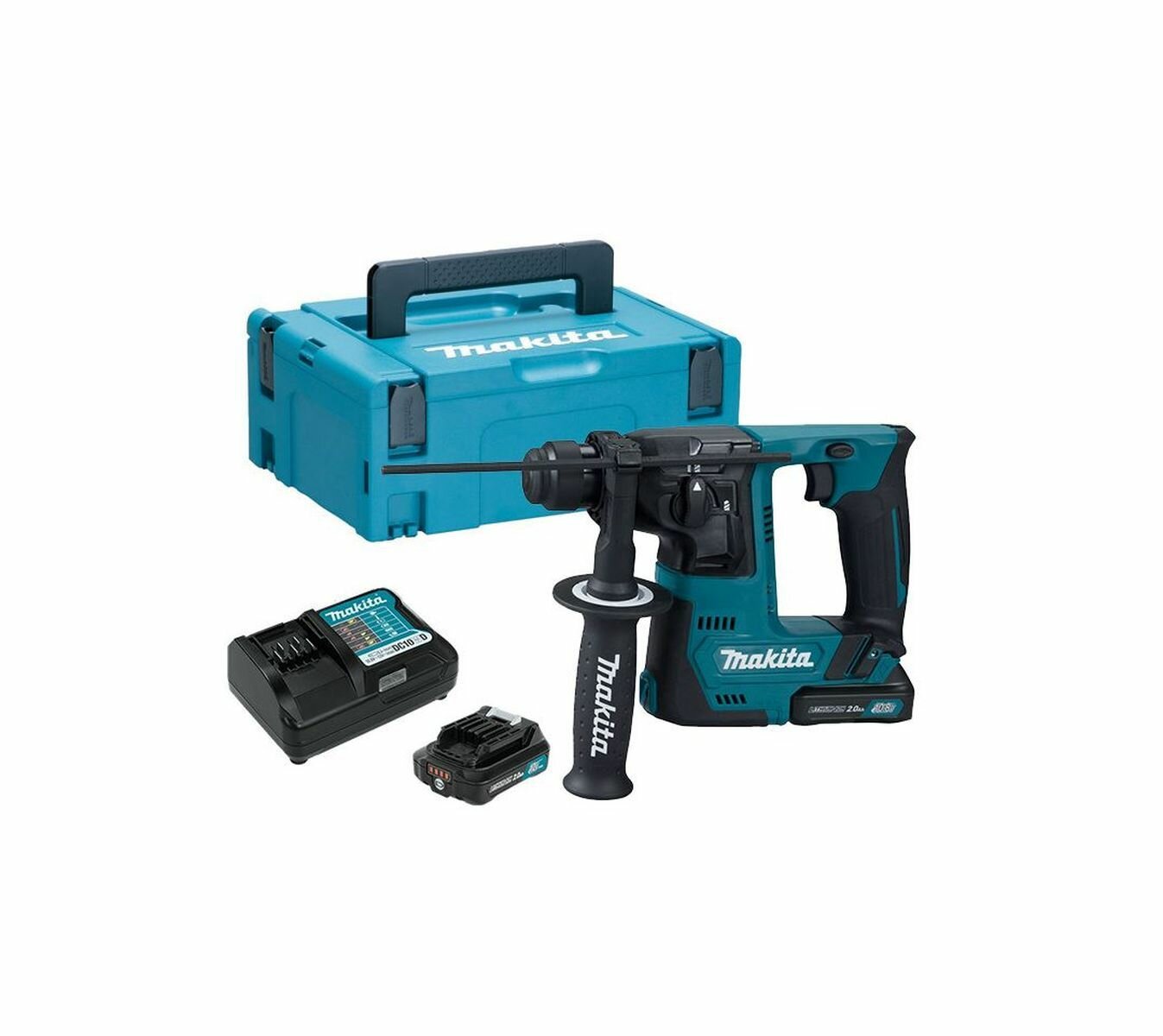 Перфоратор Makita HR140DWAJ SDS-Plus CXT 12В 1Дж. 4900уд/мин. (2АКБ 1.5Ач, З/У, кейс)