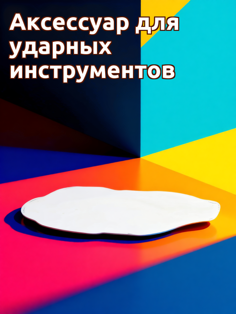 Круглая барабанная кожа из натуральной козьей кожи светло-жёлтого цвета для африканских барабанов диаметром 59,5 см