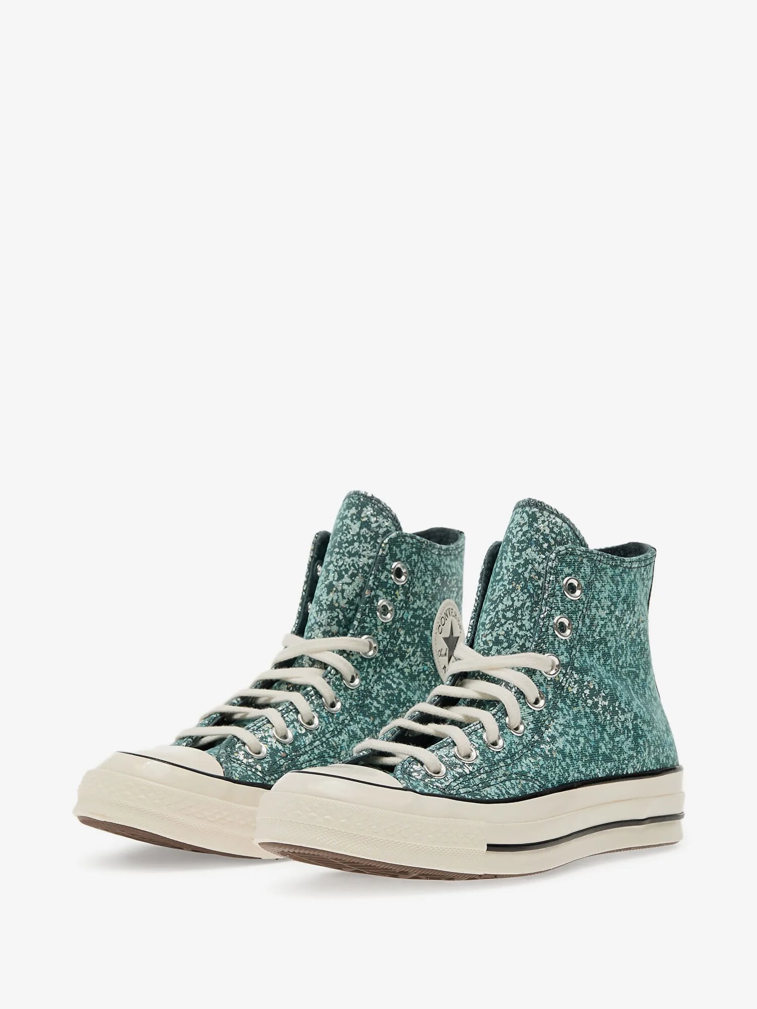 Кроссовки Converse Chuck 70 Glitter, размер 4.5 US, синий — фото 1