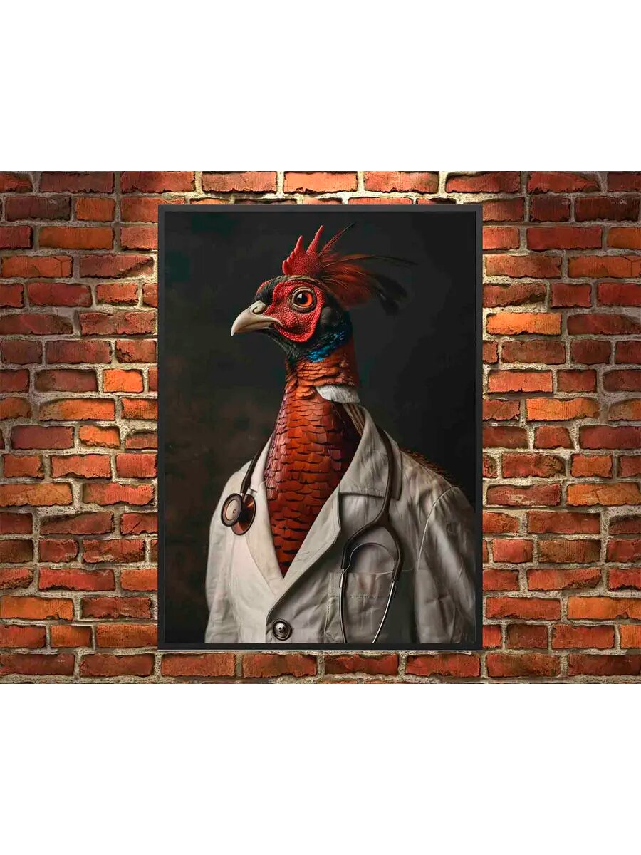Фазан- птичий доктор 4, Плакат 30x42см