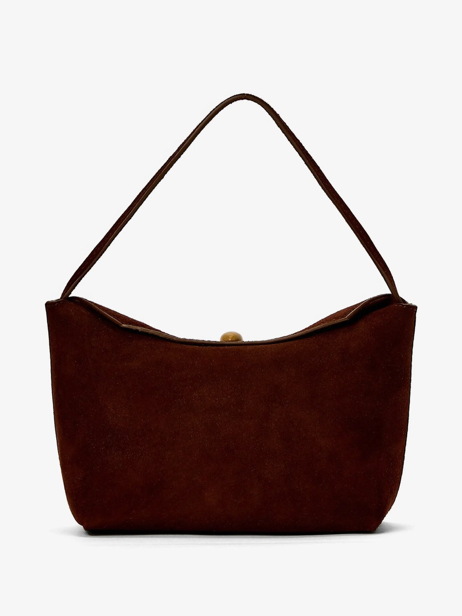 Сумка Turnlock suede mini bag