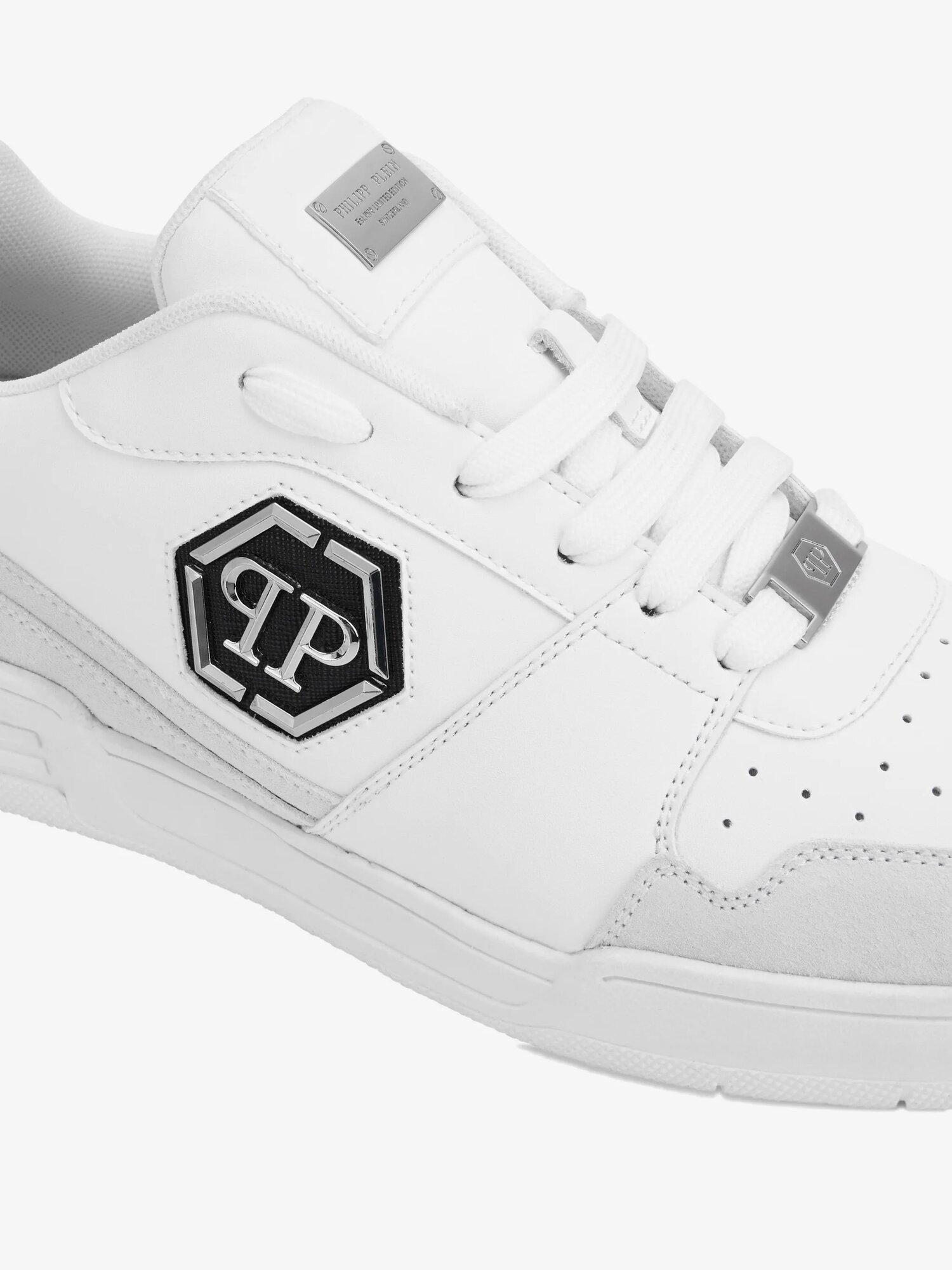 Кроссовки PHILIPP PLEIN P-Force 78, размер 41, бежевый/белый — фото 1