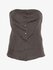 Топ SU Button bandeau top, размер 42, brown