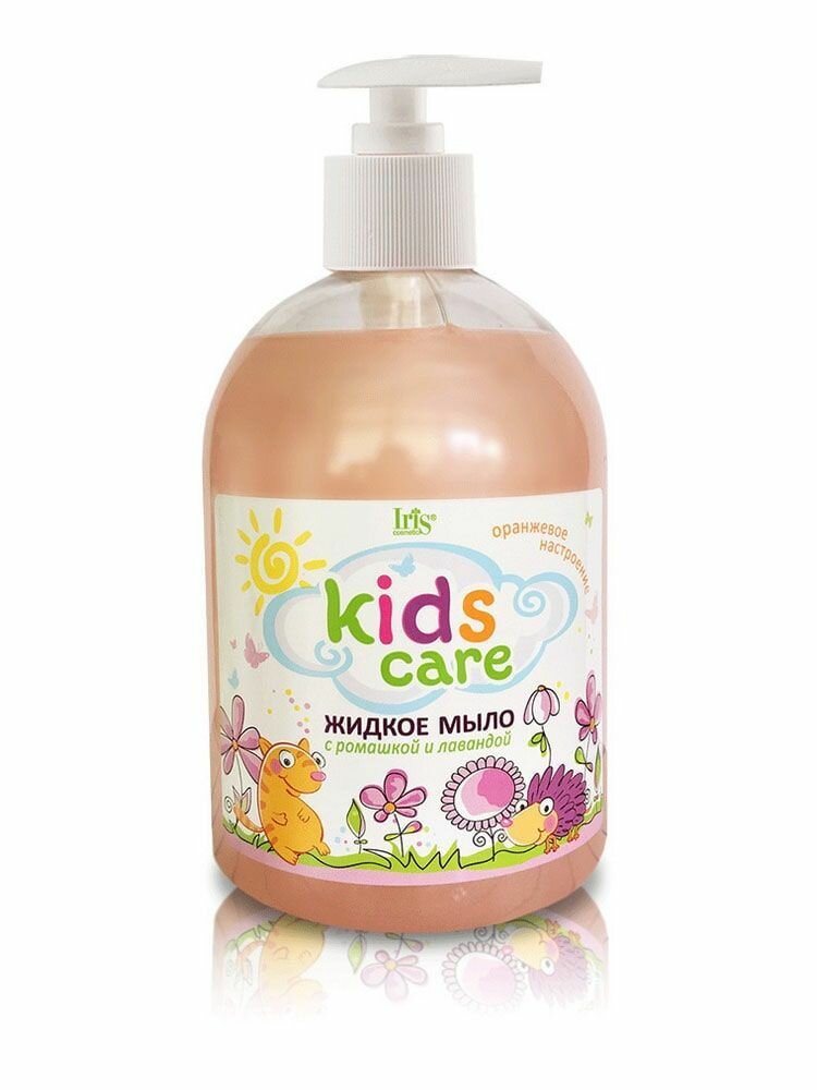 Iris Cosmetic Жидкое мыло Kids Care с ромашкой и лавандой, 500 мл