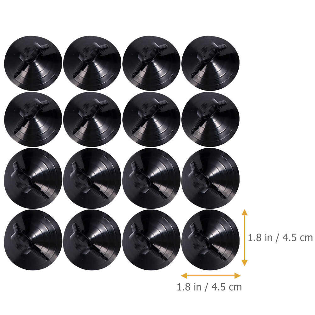 Suction Cup For Automotive Visor Home Car Sunshade 40 Pcs Black 4 50X4 50X4 50Cm