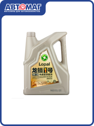 Моторное масло LOPAL 1 Advance ESF FE PLUS 0W-20 (4л) LPL34567, LOPAL-0W20-FE-4L