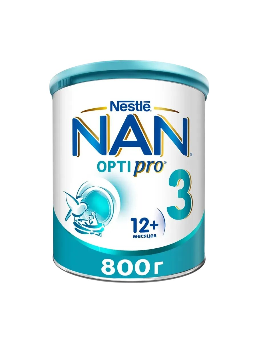 NAN 3 Optipro Премиум Детское молочко с 12 мес 800 г 1 шт
