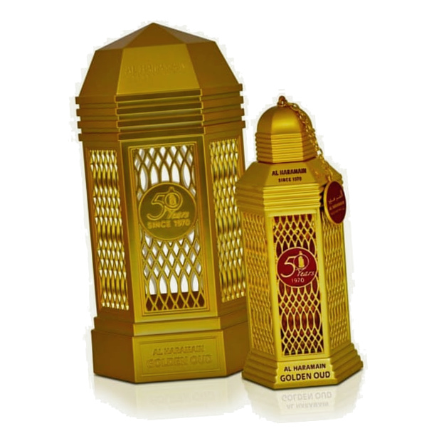 Духи унисекс Al Haramain 50 Years Golden Oud 100 мл - Аль Харамейн Золотой Уд
