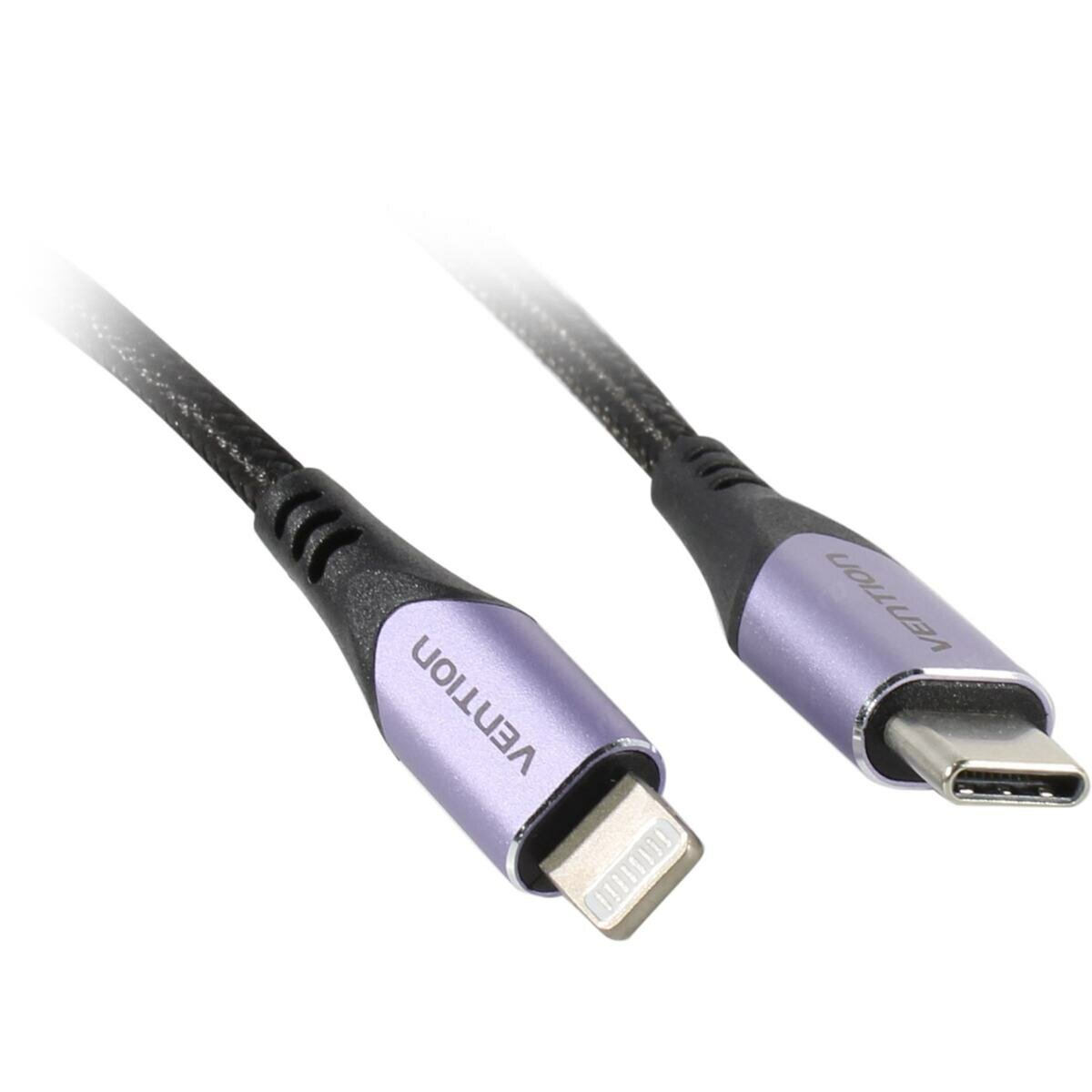 Vention TACVF Кабель USB 2.0 CM - Lightning 1м — фото 1