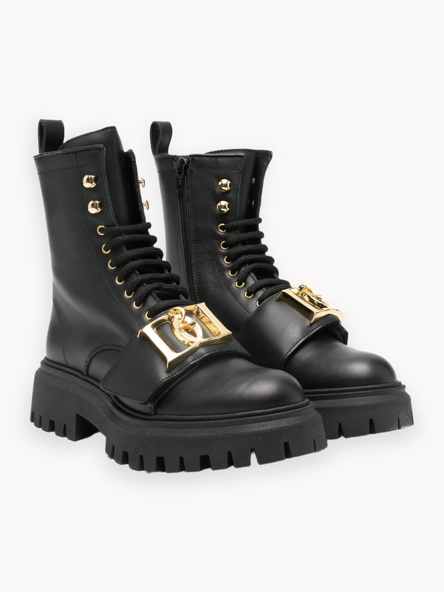 Ботинки DSQUARED2, размер 37, черный