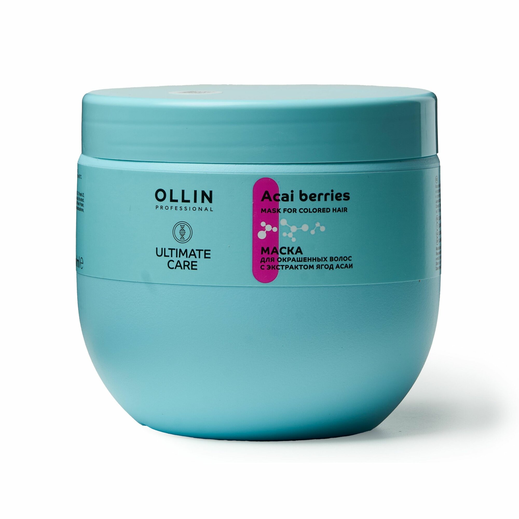 Маска для окрашенных волос OLLIN PROFESSIONAL ULTIMATE CARE с экстрактом ягод асаи 500мл