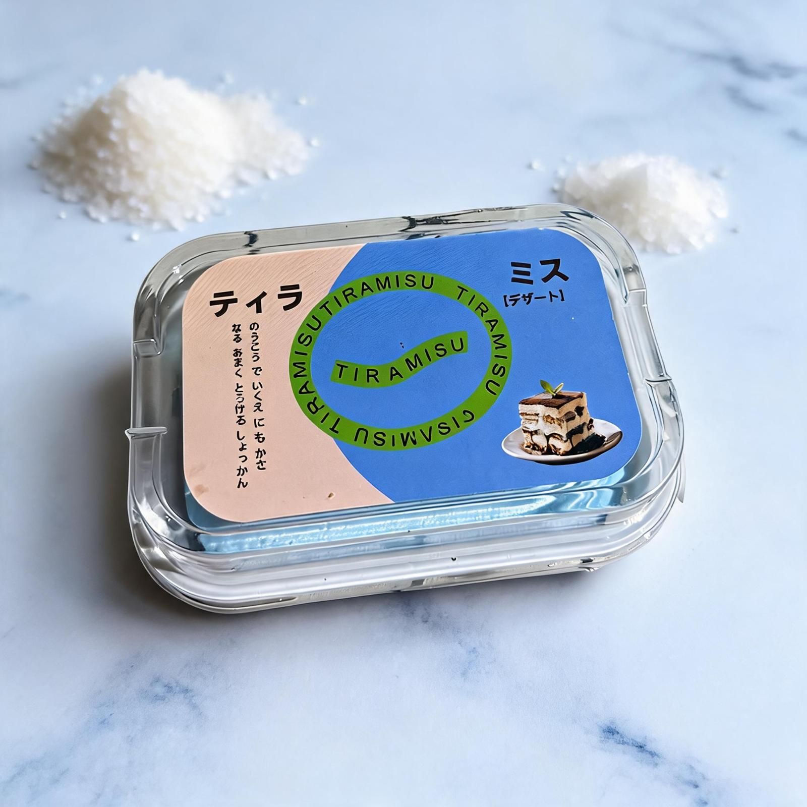 Мороженое в форме торта из полиуретана с мягкой, липкой текстурой и медленным восстановлением формы морская соль.