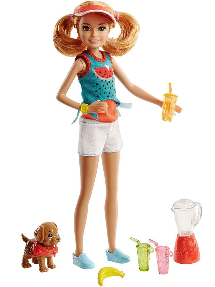 Коллекционная фигурка Стэйси "Сестры и щенки" Barbie Stacie Барби