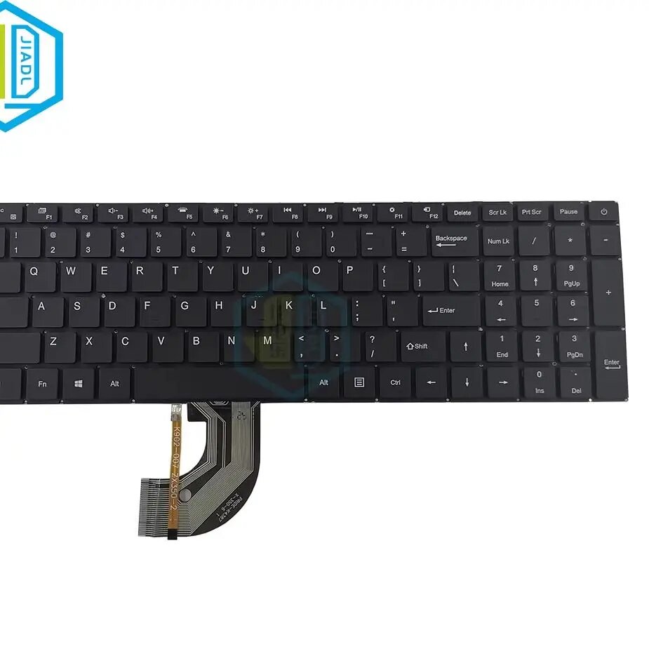 Клавиатура для ноутбука DEXP/Hasee с подсветкой, RU keyboard