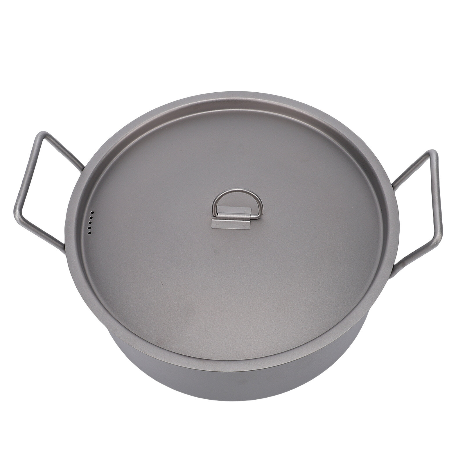 Легкая портативная многофункциональная суповая кастрюля Ti Stockpot объемом 2,3 л с двойными ручками для кемпинга, туризма, рыбалки