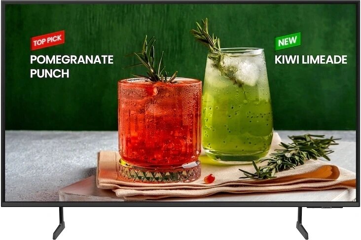 Панель Samsung 75 BE75D-H серый титан LED 8ms 16:9 DVI HDMI M/M TV глянцевая 300cd 178гр/178гр 3840x