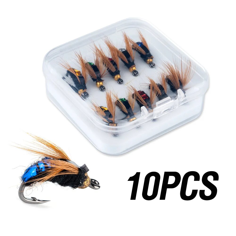 Набор мушек для нахлыстовой рыбалки SPORTARC 10 шт.