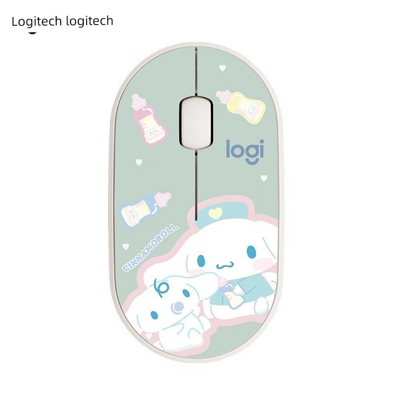 Беспроводная Bluetooth-мышь Logitech Pebble, легкая, бесшумная, портативная, стильная, с длительным временем автономной