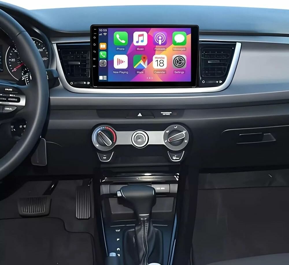 Автомобильная стереосистема с двойным Din 2 + 32G для Kia Rio YB/SC 2018, 2019, 2020, 2021, 2022, 2023, радио с