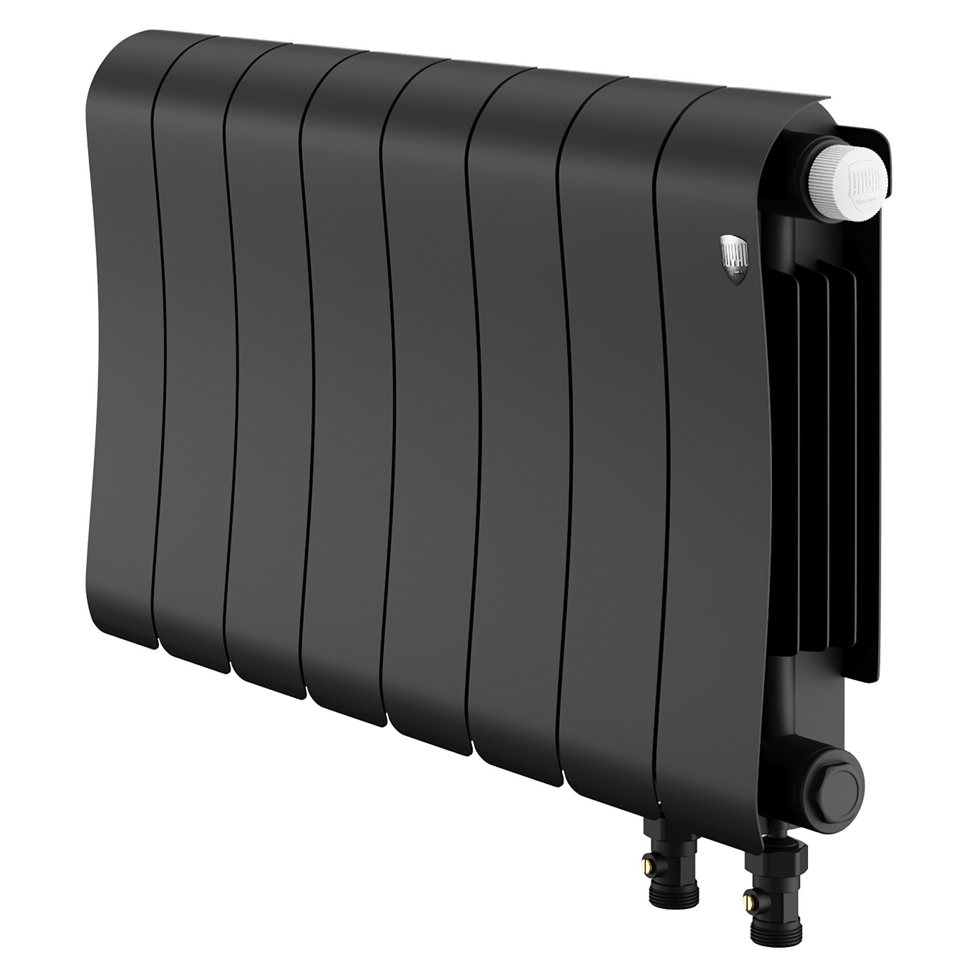 Радиатор биметаллический Royal Thermo Infinity 300 Noir Sable VR80 - 8 секц.