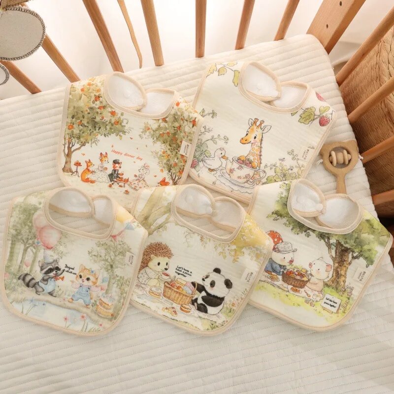 Нагрудники детские Marcella 5 шт. Цвет: 5pcs A